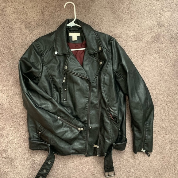 Jackets & Coats | Hm Leather Jacket | Poshmark